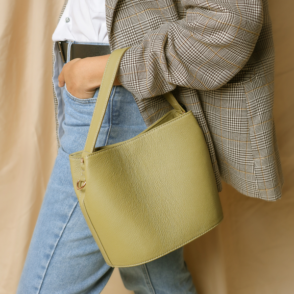 Sadie Mini Bucket Bag - Costal Leather Bags