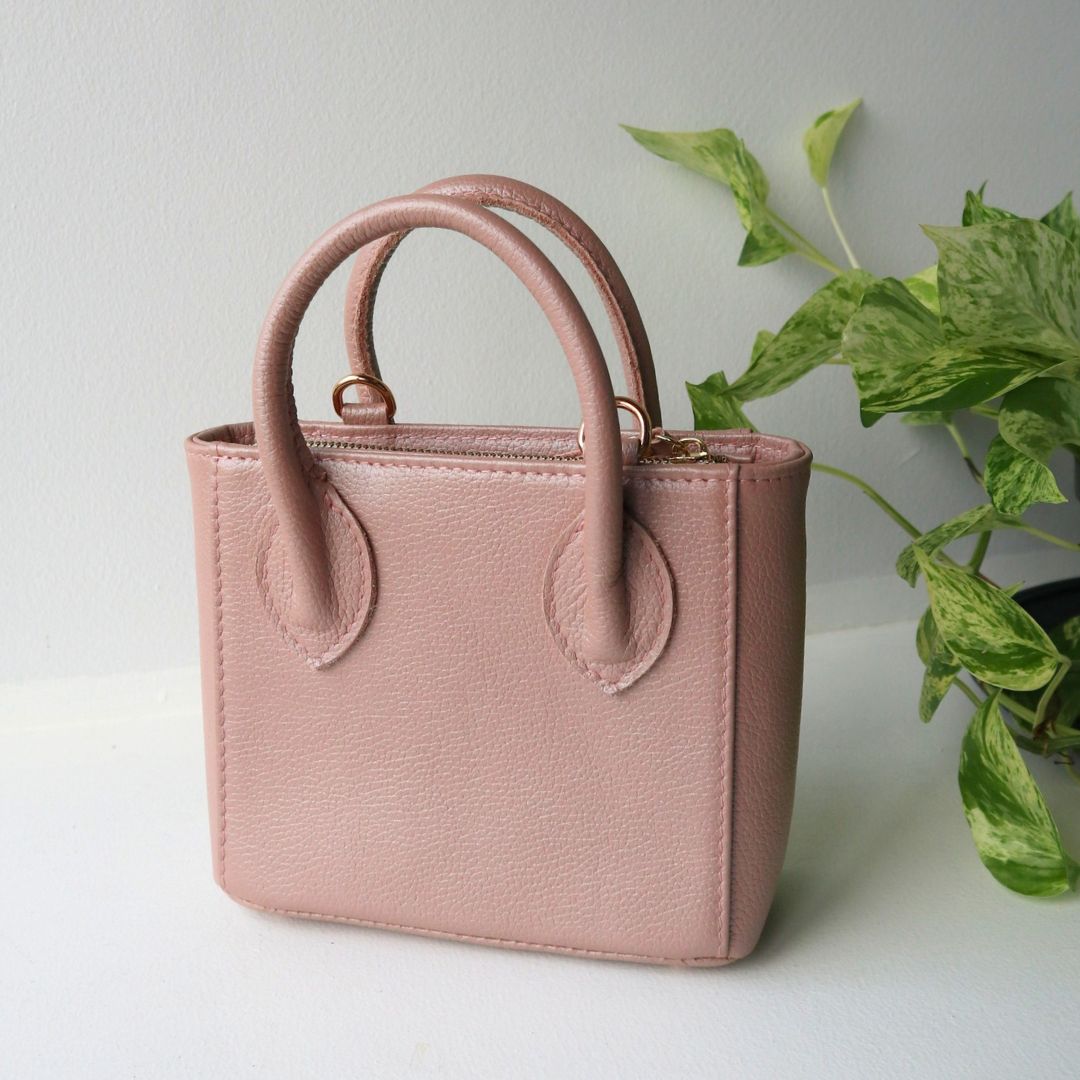 Milan Mini Square Handbag - Costal Leather Bags
