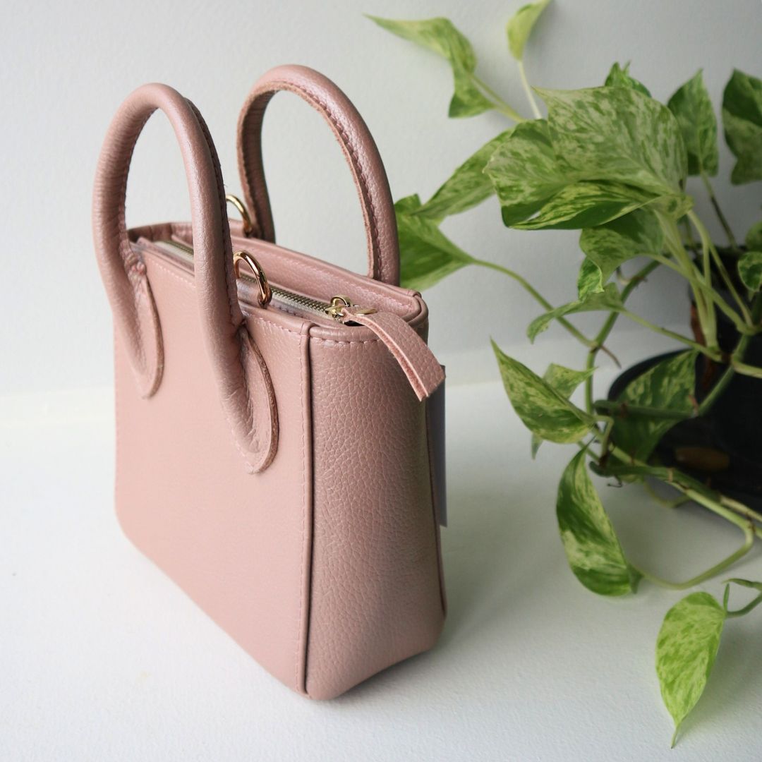 Milan Mini Square Handbag - Costal Leather Bags