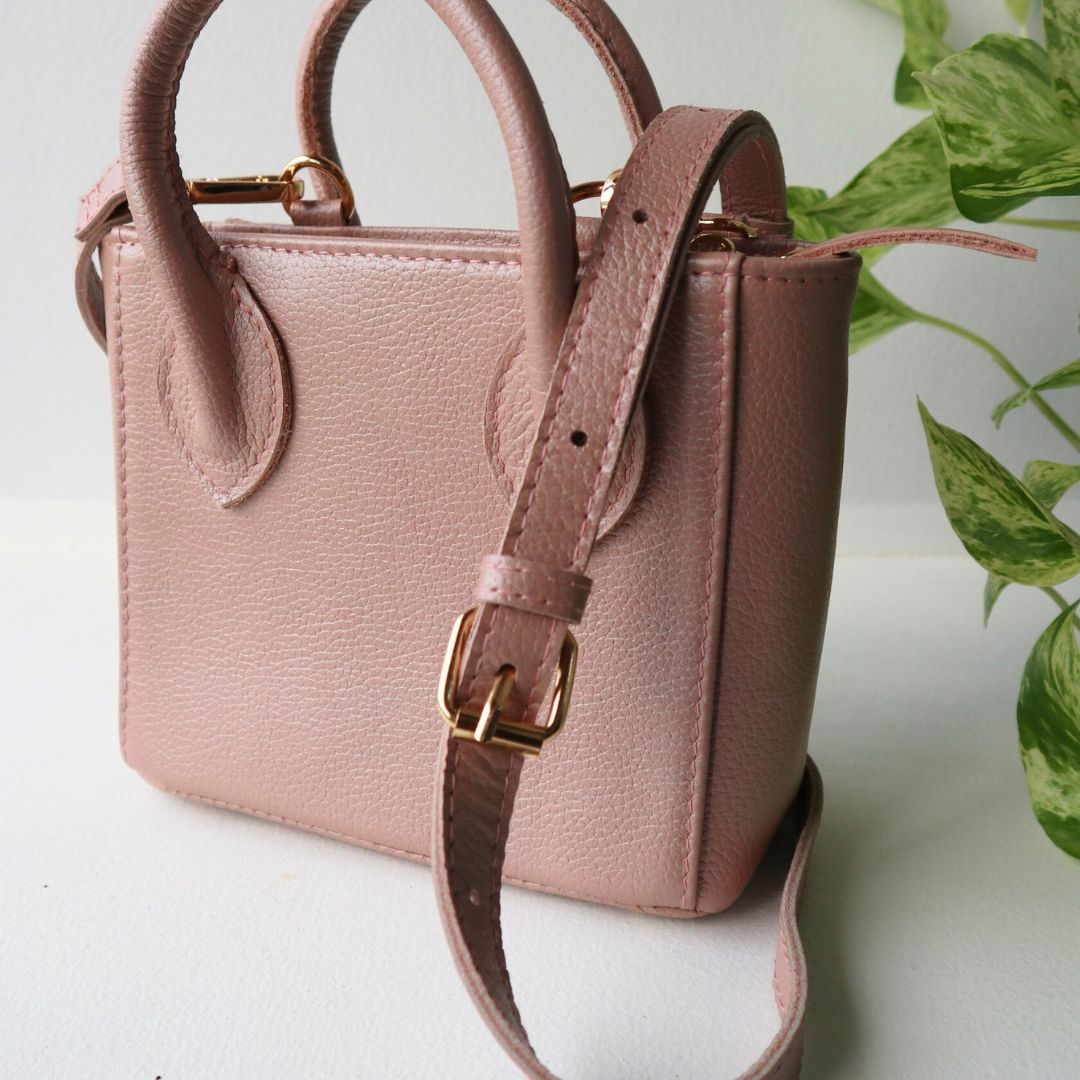 Milan Mini Square Handbag - Costal Leather Bags