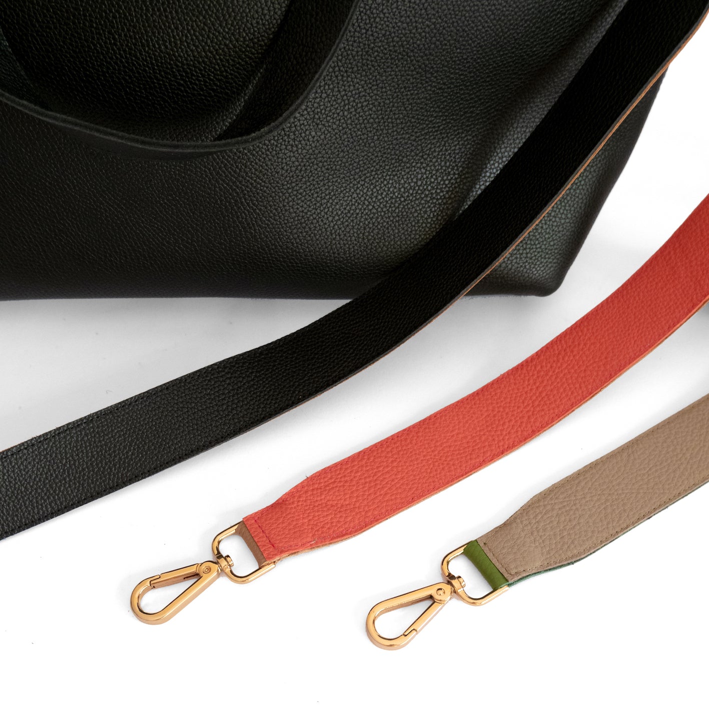 2-Tone Reversible Straps - Costal Leather Bags