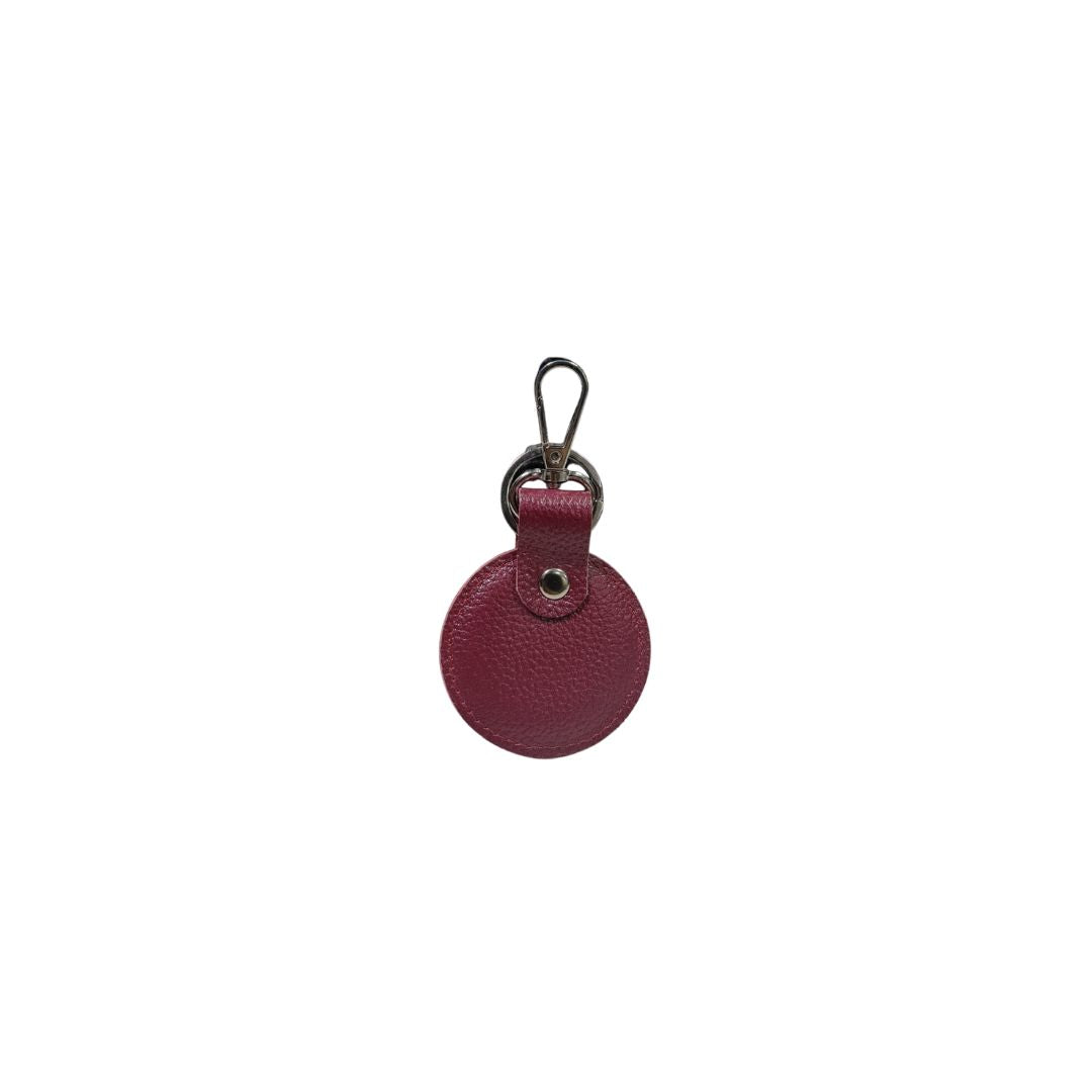Large Round Key Fob - Costal Leather Bags